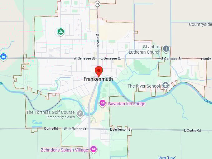 16. frankenmuth map