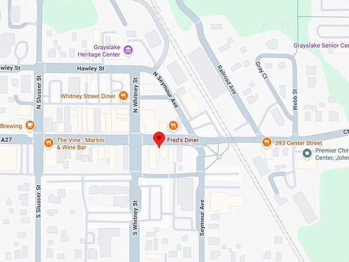 16. fred's diner map