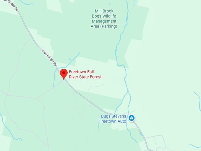 16. freetown fall river state forest map