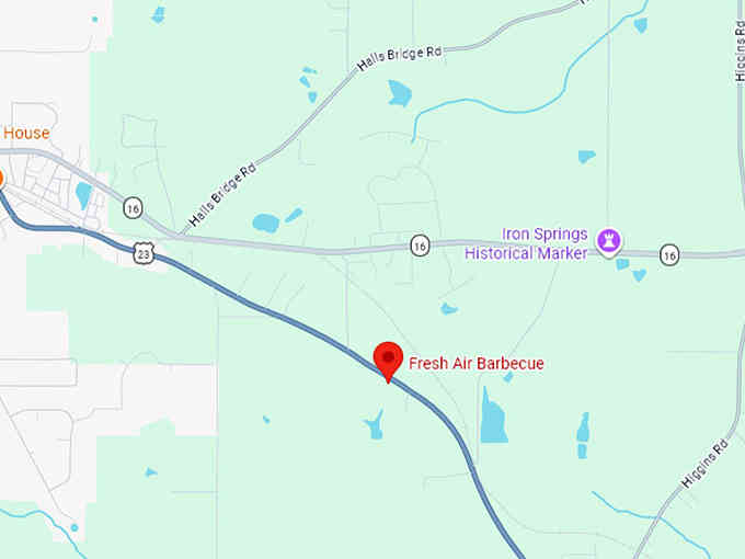 16. fresh air barbecue map