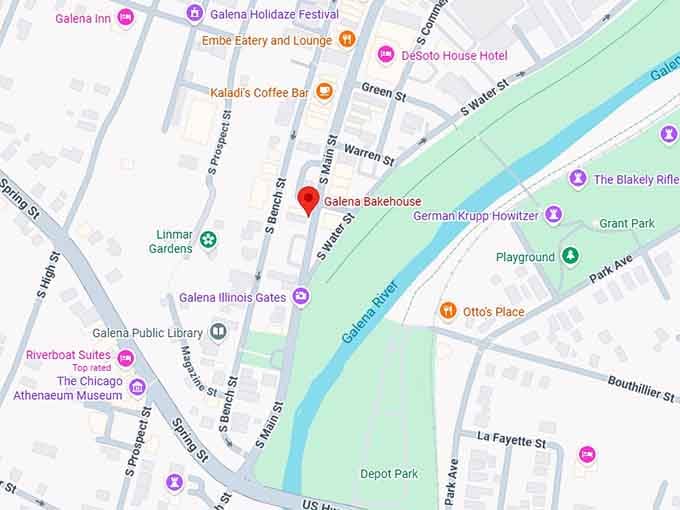 16. galena bakehouse map