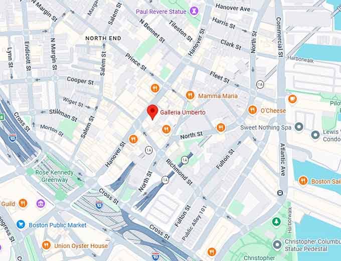 16. galleria umberto map