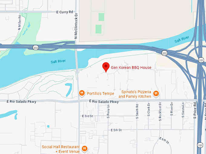 16. gen korean bbq house map