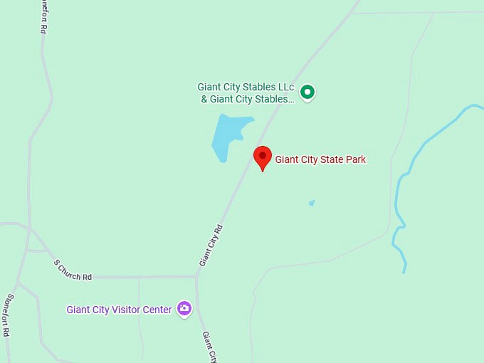 16. giant city state park map