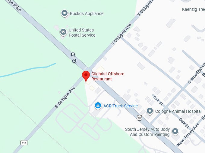 16. gilchrist offshore restaurant map