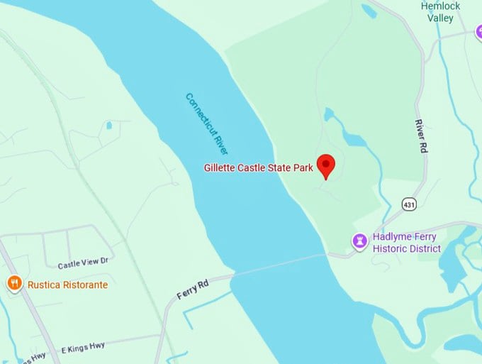 16. gillette castle state park map