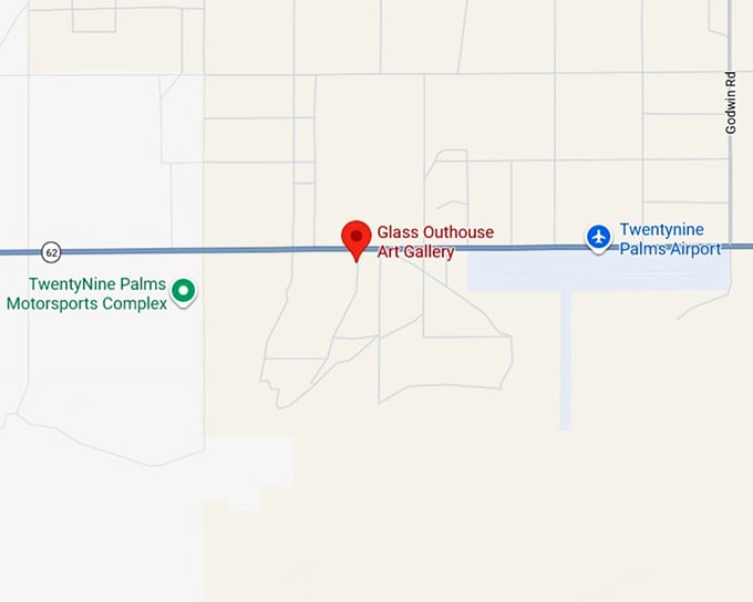 16. glass outhouse art gallery map