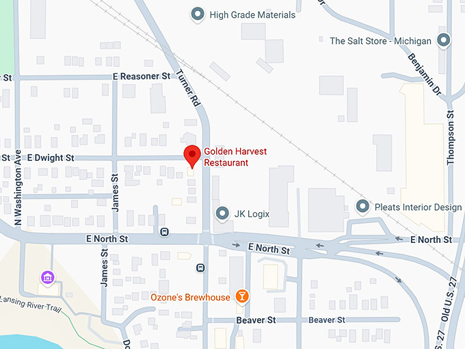 16. golden harvest restaurant map