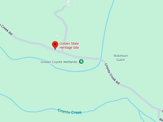 16. golden state heritage site map