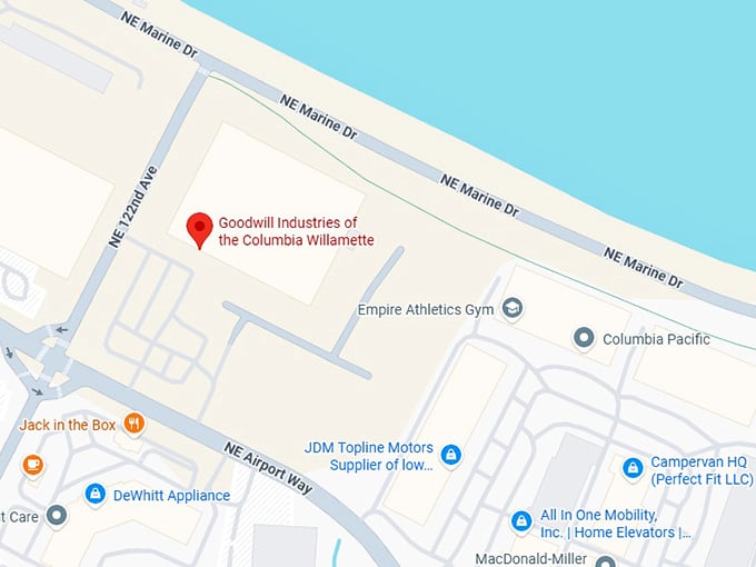 16. goodwill industries of the columbia willamette map