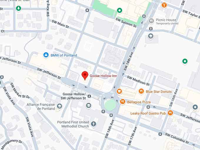 16. goose hollow inn map