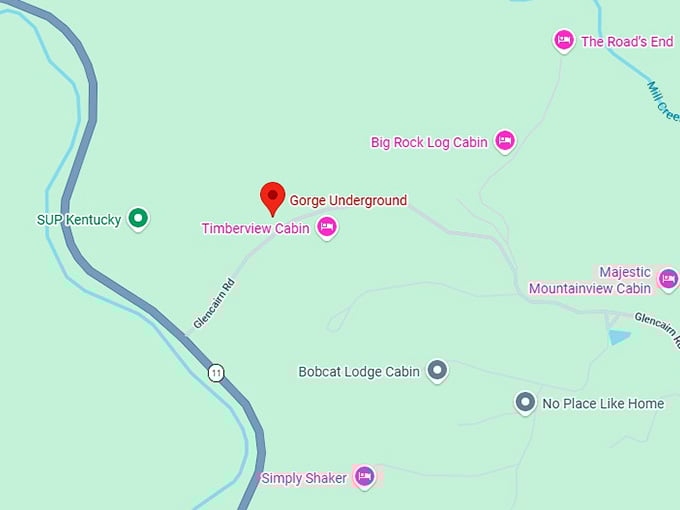 16. gorge underground map