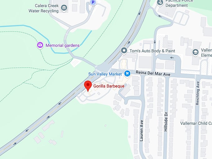 16. gorilla barbeque map