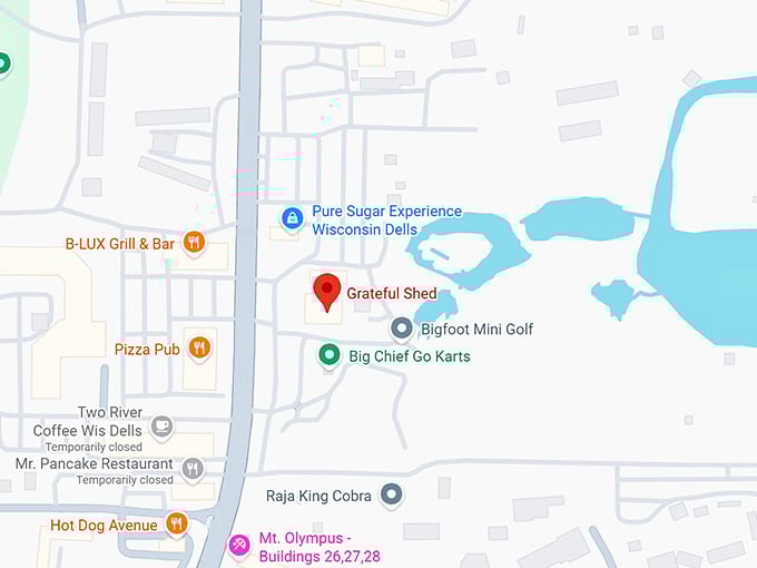 16. grateful shed map