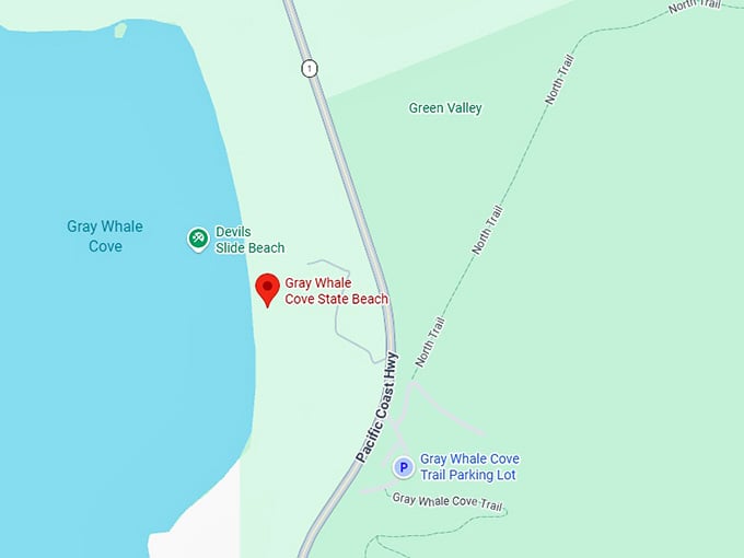 16. gray whale cove state beach map