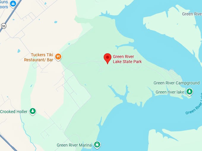 16. green river lake state park map