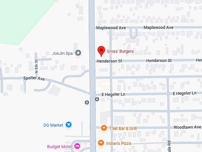 16. gross' burgers map