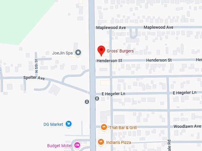 16. gross' burgers map