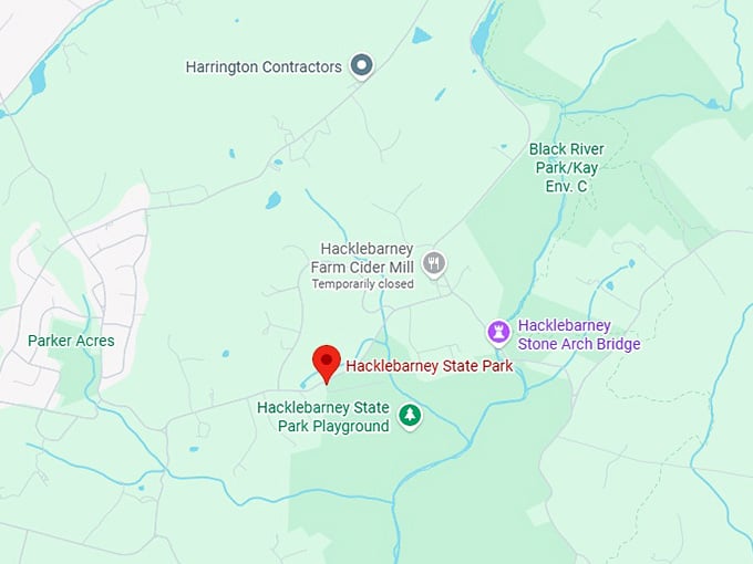 16. hacklebarney state park map