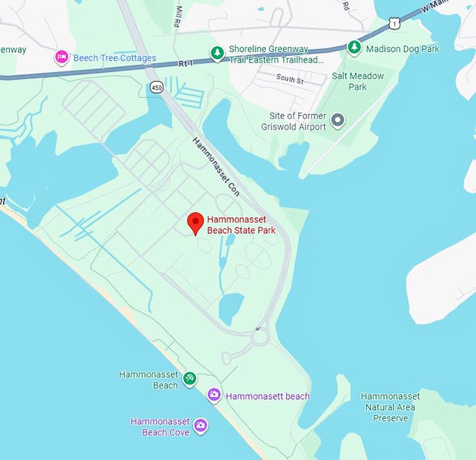 16. hammonasset beach state park map