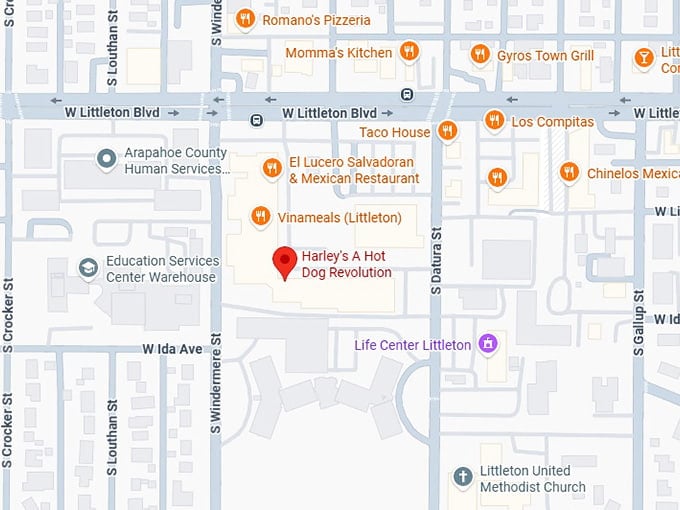 16. harley's a hot dog revolution map