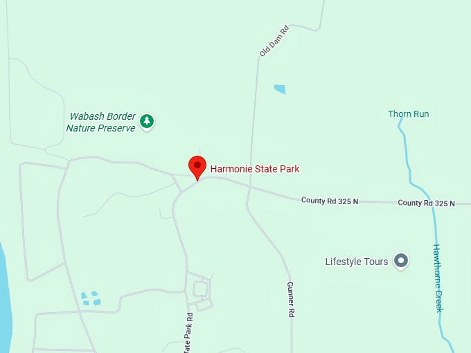 16. harmonie state park map