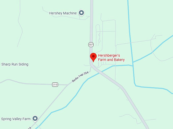 16. hershberger's farm and bakery map