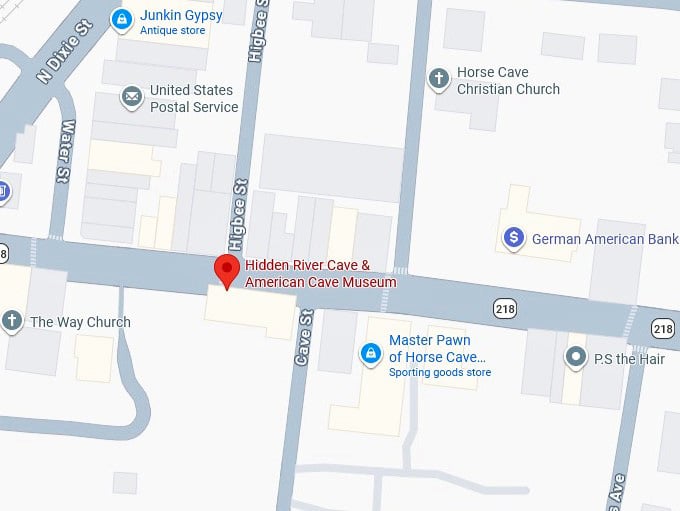 16. hidden river cave & american cave museum map