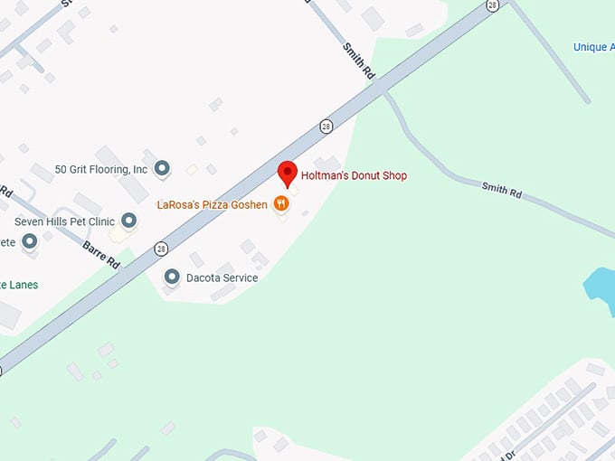 16. holtman's donut shop map