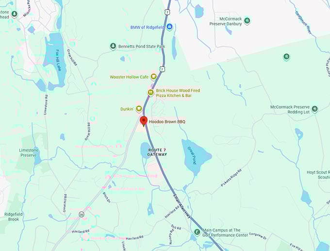 16. hoodoo brown bbq's map