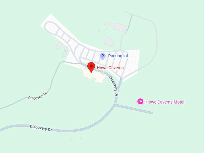 16. howe caverns map