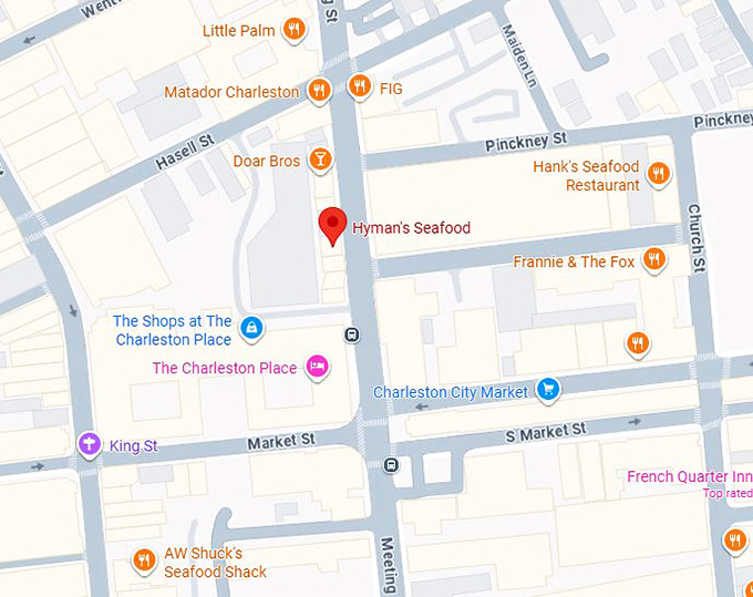 16. hyman&rsquo;s seafood map