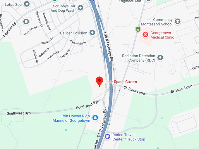 16. inner space cavern map