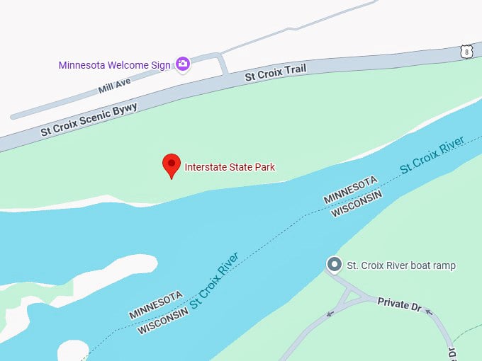 16. interstate state park map