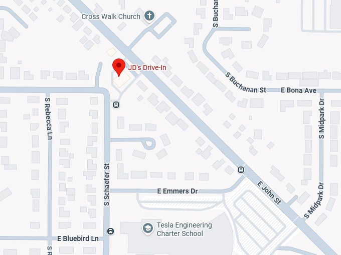 16. jd's drive in map