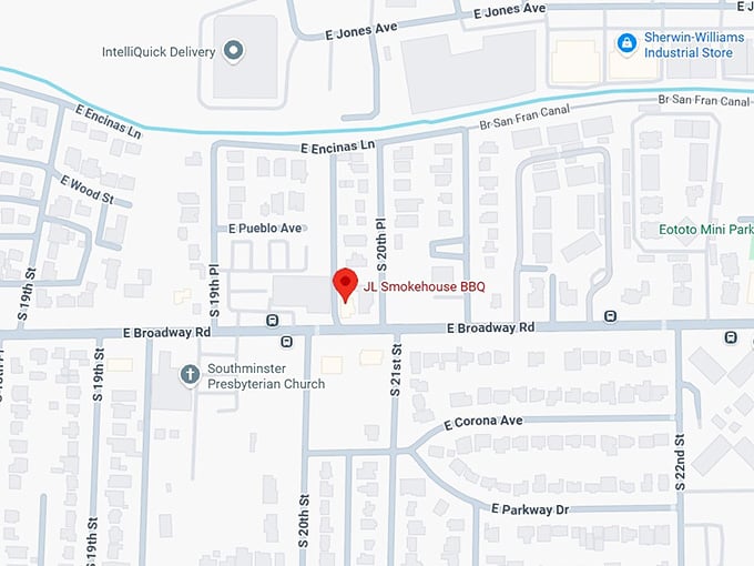 16. jl smokehouse bbq map