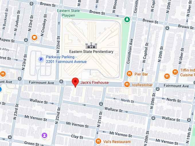 16. jack's firehouse map