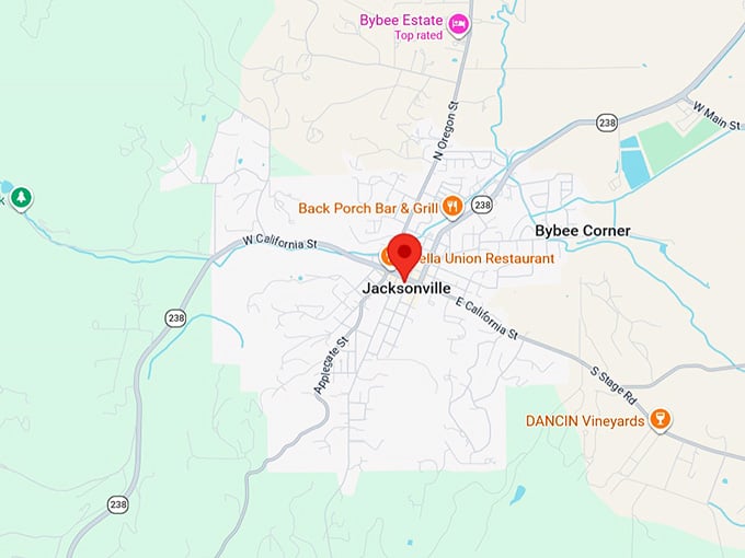 16. jacksonville or map