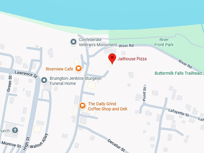 16. jailhouse pizza map