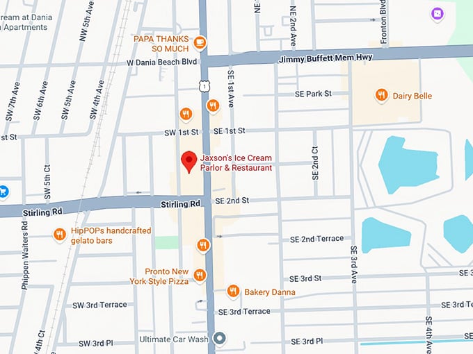 16. jaxson's ice cream parlour & restaurant map