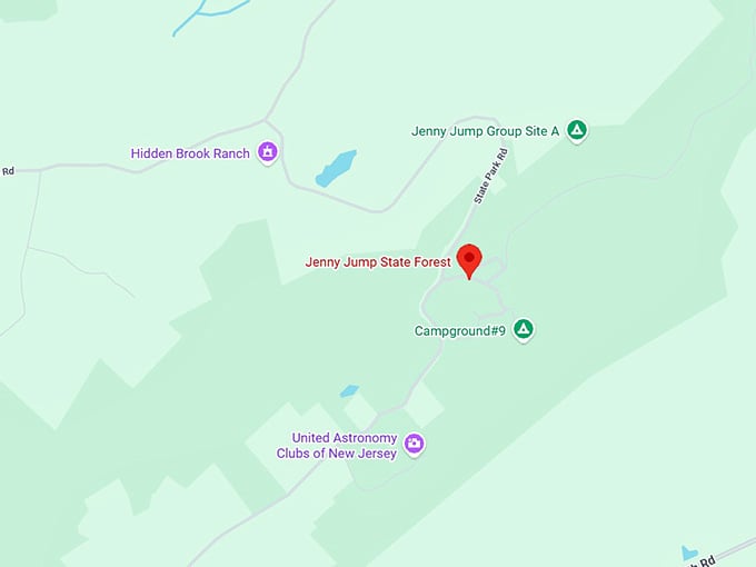 16. jenny jump state forest map