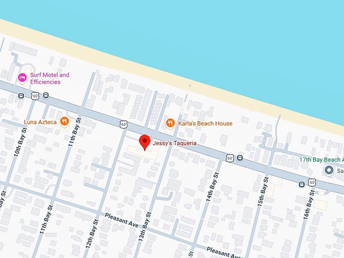 jessy’s taqueria map