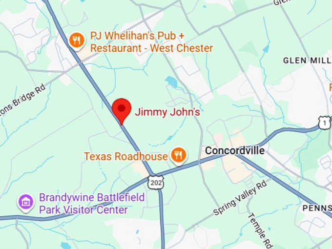 16. jimmy john's map