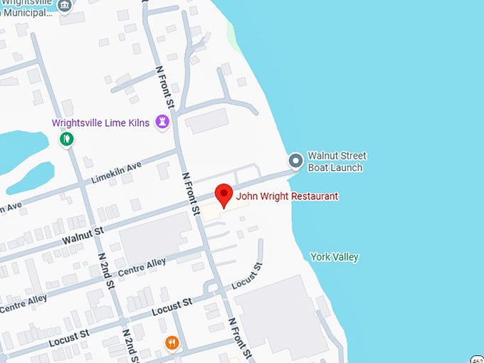 16. john wright restaurant map