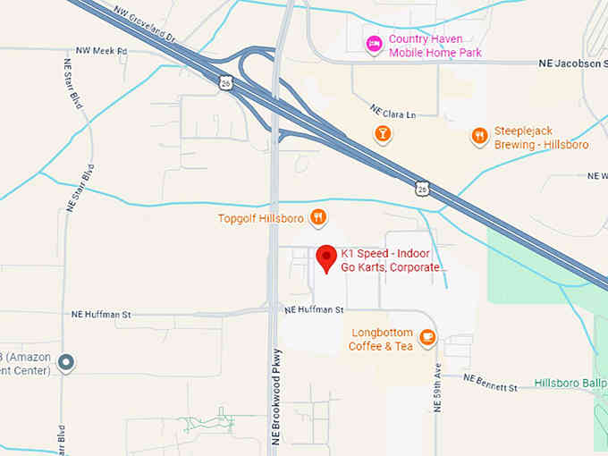 k1 speed indoor go karts, corporate event venue, team building activities map