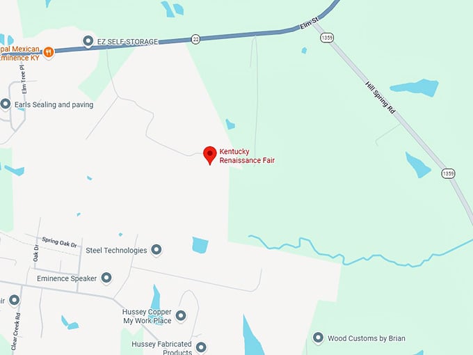 16. kentucky renaissance fair map