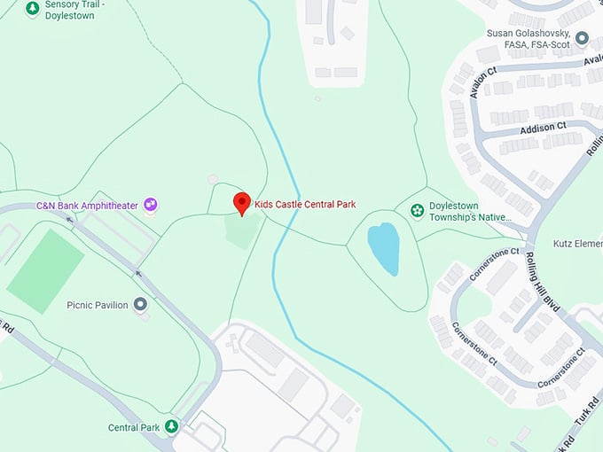 16. kids castle central park map