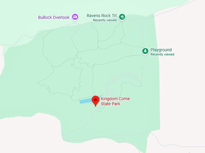 16. kingdom come state park map