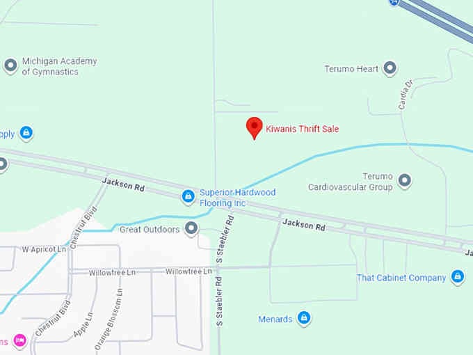 16. kiwanis thrift sale map