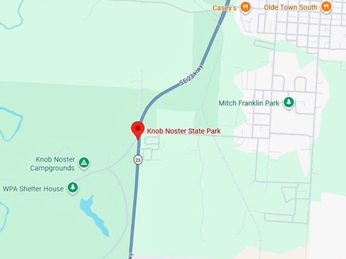 16. knob noster state park map